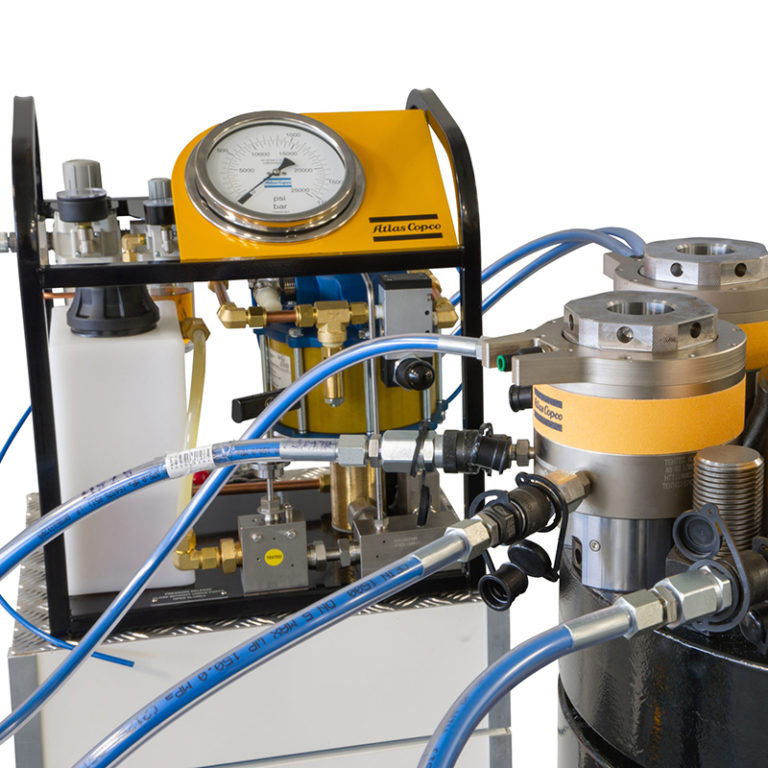 Atlas Copco Airbac Bolt Tensioners Topside – Torque Solutions